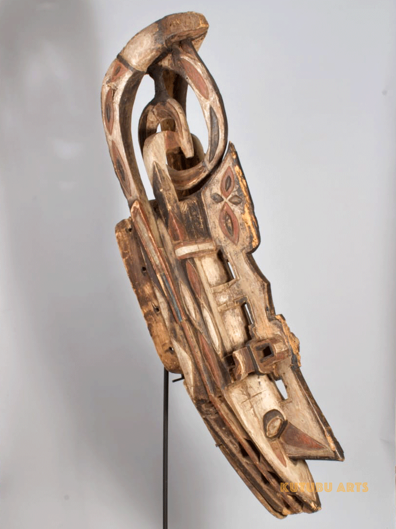 Baga Banda Kumbaduba Crocodile Mask From Guinea – Kutubu Arts